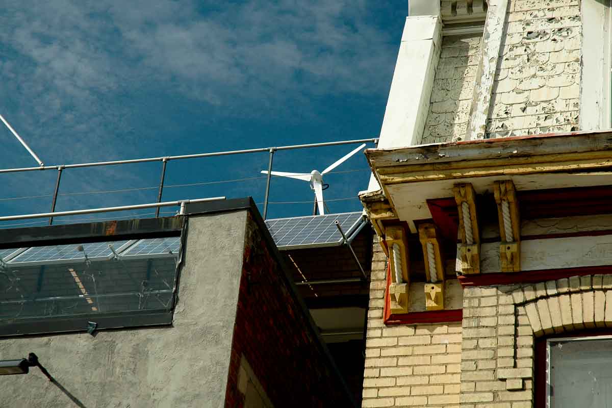 Photos of Building Integrated and Rooftop Wind Turbines – WIND WORKS