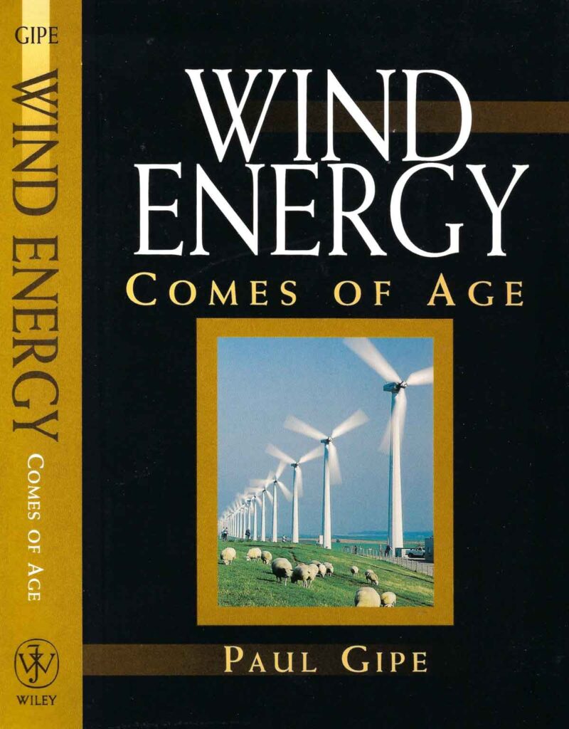 The Book Wind Energy Comes of Age Put in the Public Domain – WIND WORKS